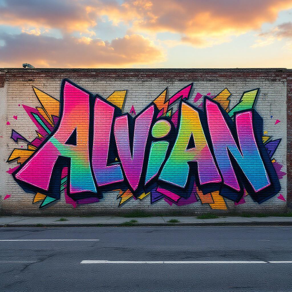 Generate wildstyle Graffiti for wall | AI Generated | GraffitiVibe
