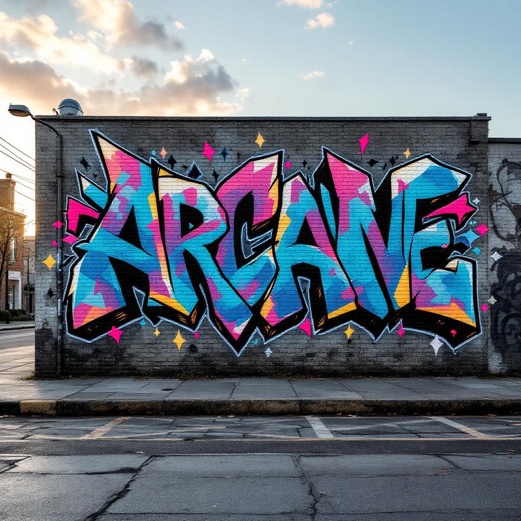 Generate wildstyle Graffiti for wall | AI Generated | GraffitiVibe