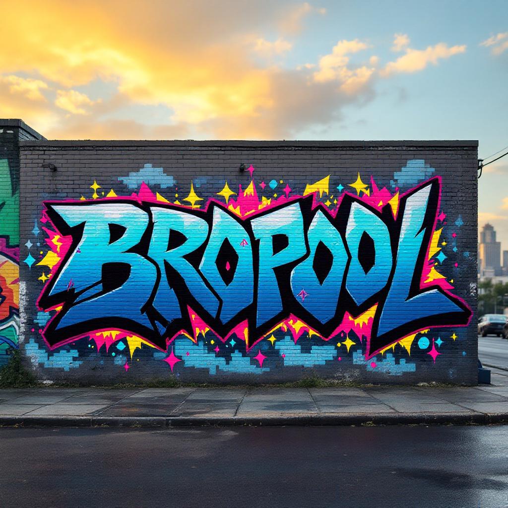Generate wildstyle Graffiti for wall | AI Generated | GraffitiVibe