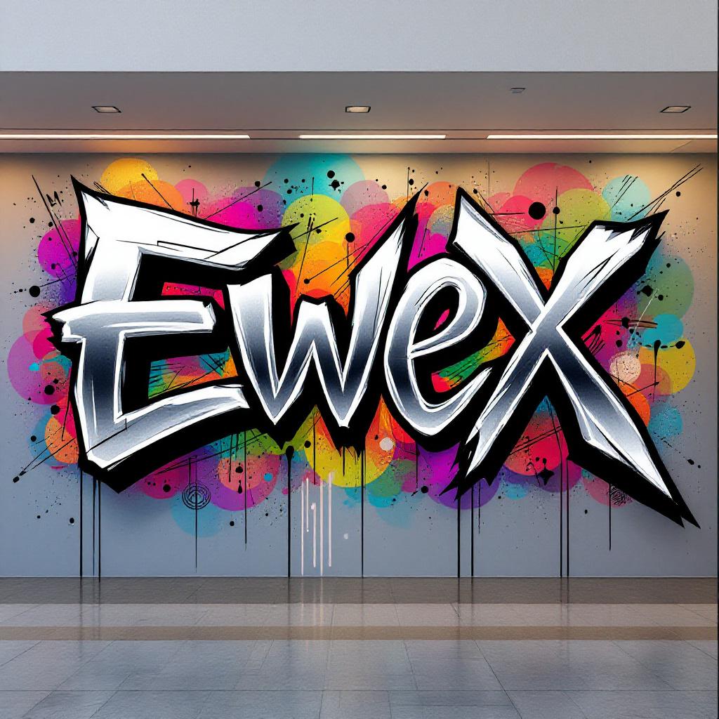 Generate straight-letters Graffiti for shop | AI Generated | Graffi...