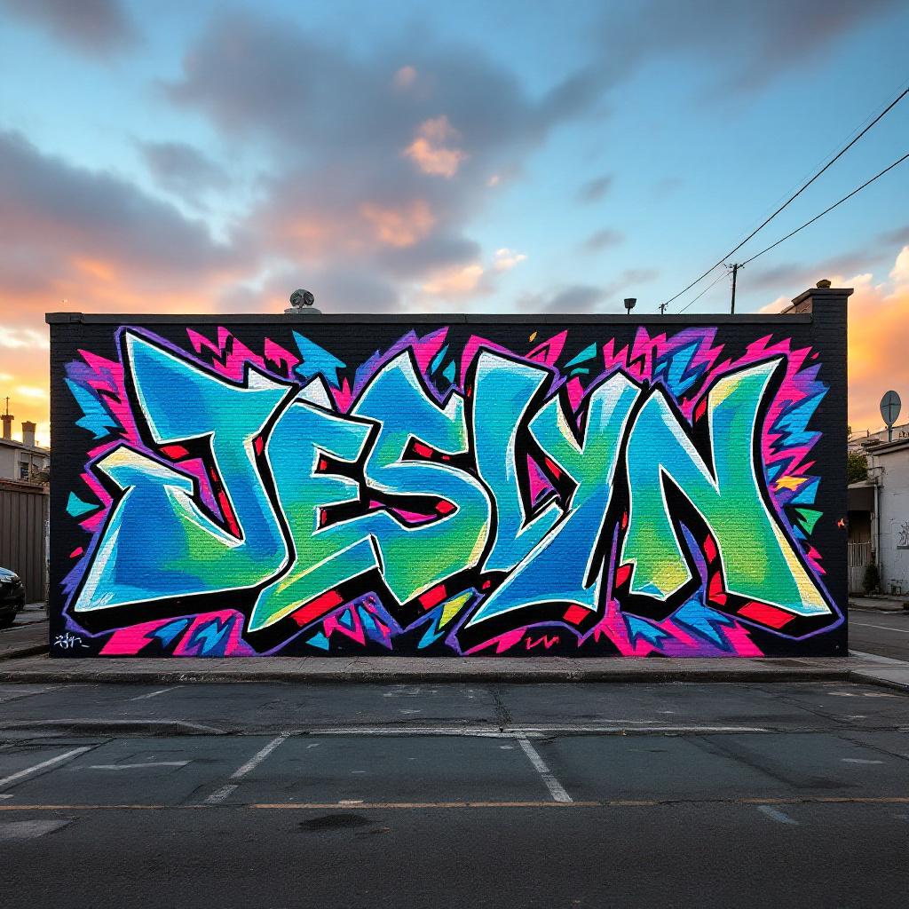 Generate wildstyle Graffiti for wall | AI Generated | GraffitiVibe