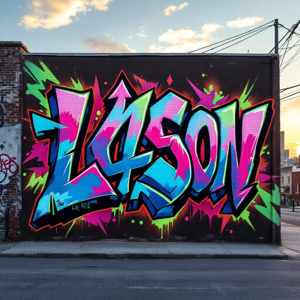 Generate wildstyle Graffiti for wall | AI Generated | GraffitiVibe