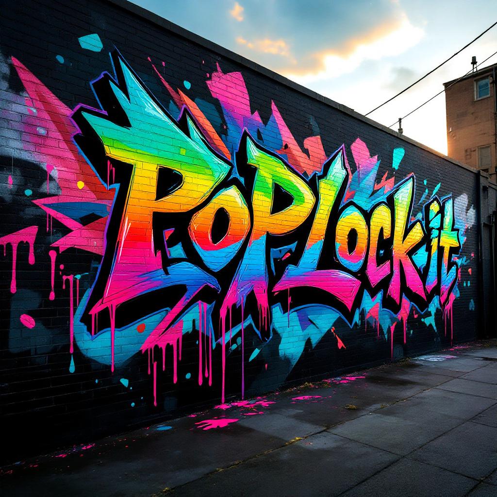 Generate wildstyle Graffiti for wall | AI Generated | GraffitiVibe