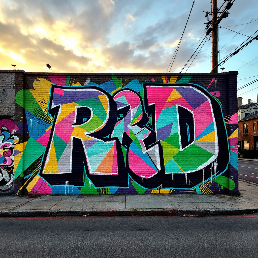 Generate stencil Graffiti for wall | AI Generated | GraffitiVibe