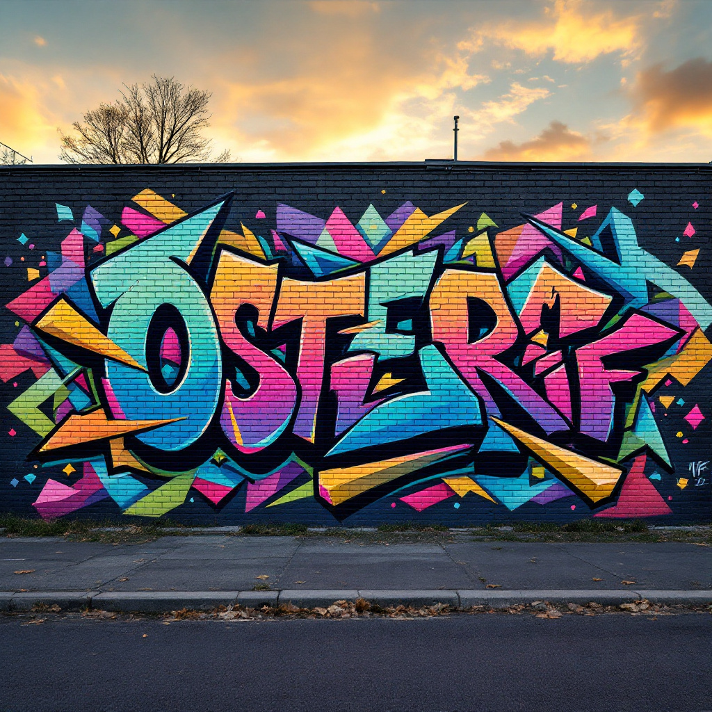 Generate wildstyle Graffiti for wall | AI Generated | GraffitiVibe